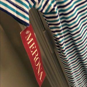 Merona | Dresses | Merona Striped Capsleeved Dress Brand New | Poshmark